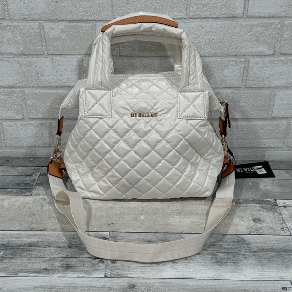 MZ Wallace | Bags | Mz Wallace Small Sutton Deluxe Pearl Metallic ...